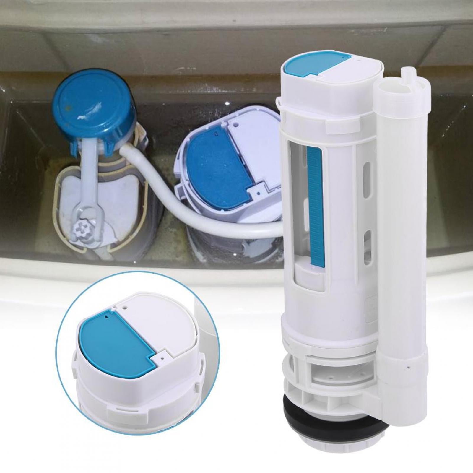 Toilet Dual Flush, Toilet Flapper, Toilet Push Button Valve Stainless ...