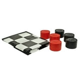 Gener8 Indoor-Outdoor "Classic" Jumbo Checkers Game- Ages 6 Years and ...