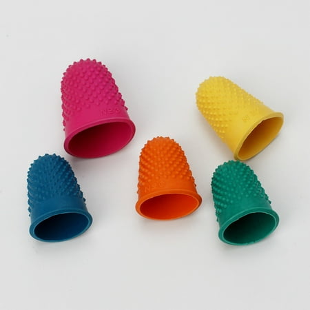 10 rubber finger covers in 5 sizes Rubber finger covers in 5 colours ...