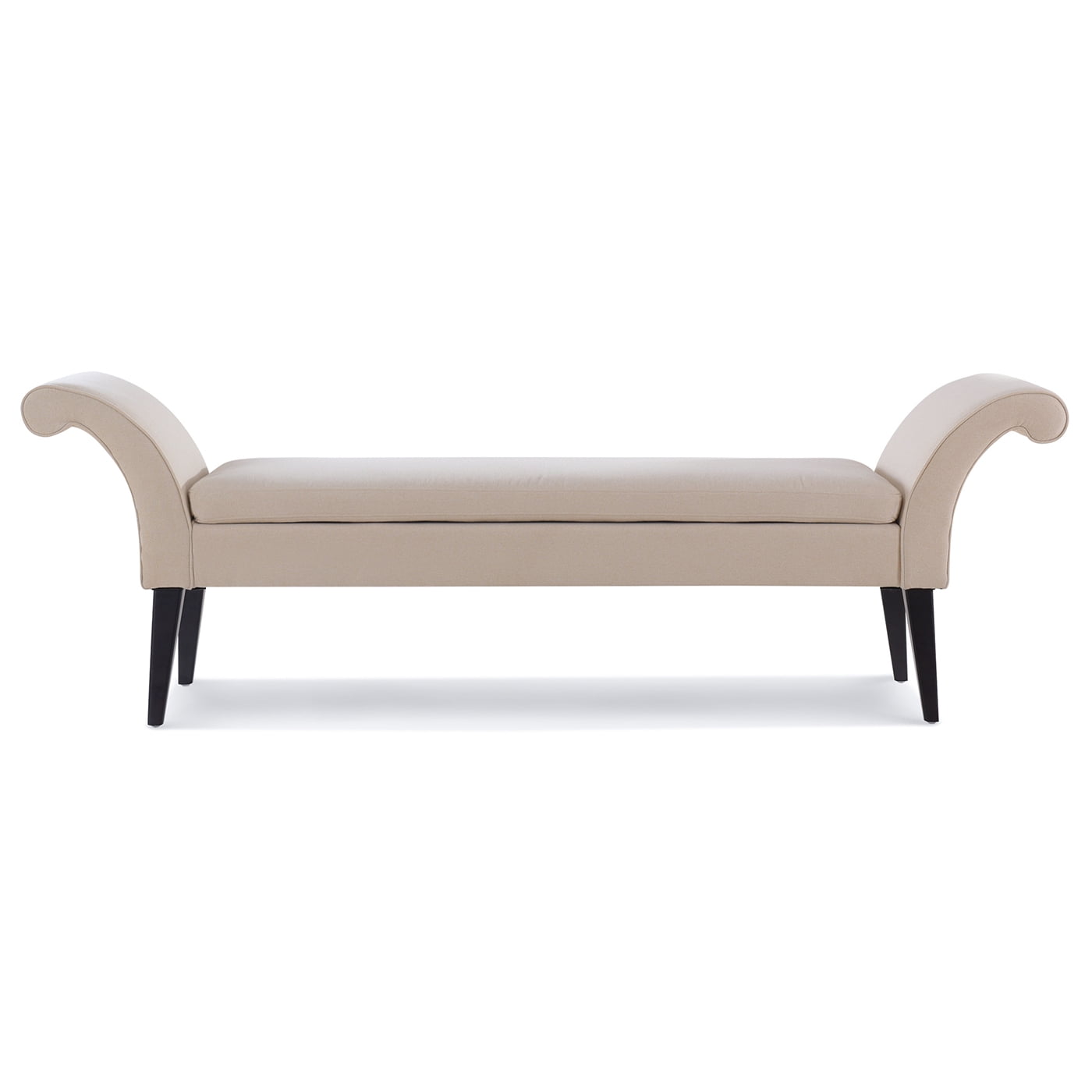 Jennifer Taylor Home Alexis Flared Arm Entryway Bench, Sky Neutral ...