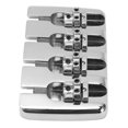 4 String Metal Guitar Bridge Electric Bass Bridge Replacement Stringed ...