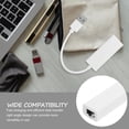 BESTYASH White USB Network Adapter for Laptop Gigabit Ethernet ...