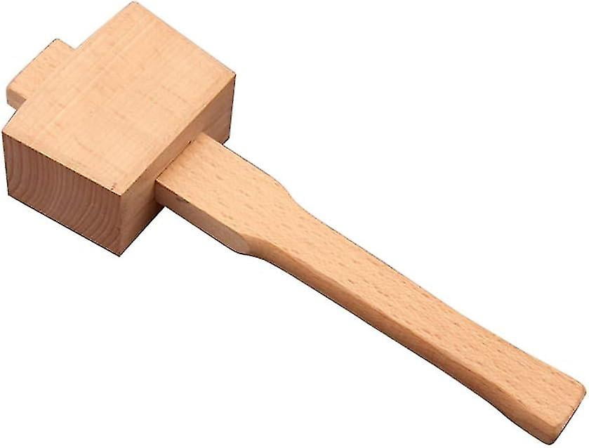 Martillo de madera de haya con mango cómodo, superficie de impacto en ...