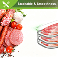 ACDANC Meat Container for Fridge,Stackable Food Storage Boxes with Lid ...