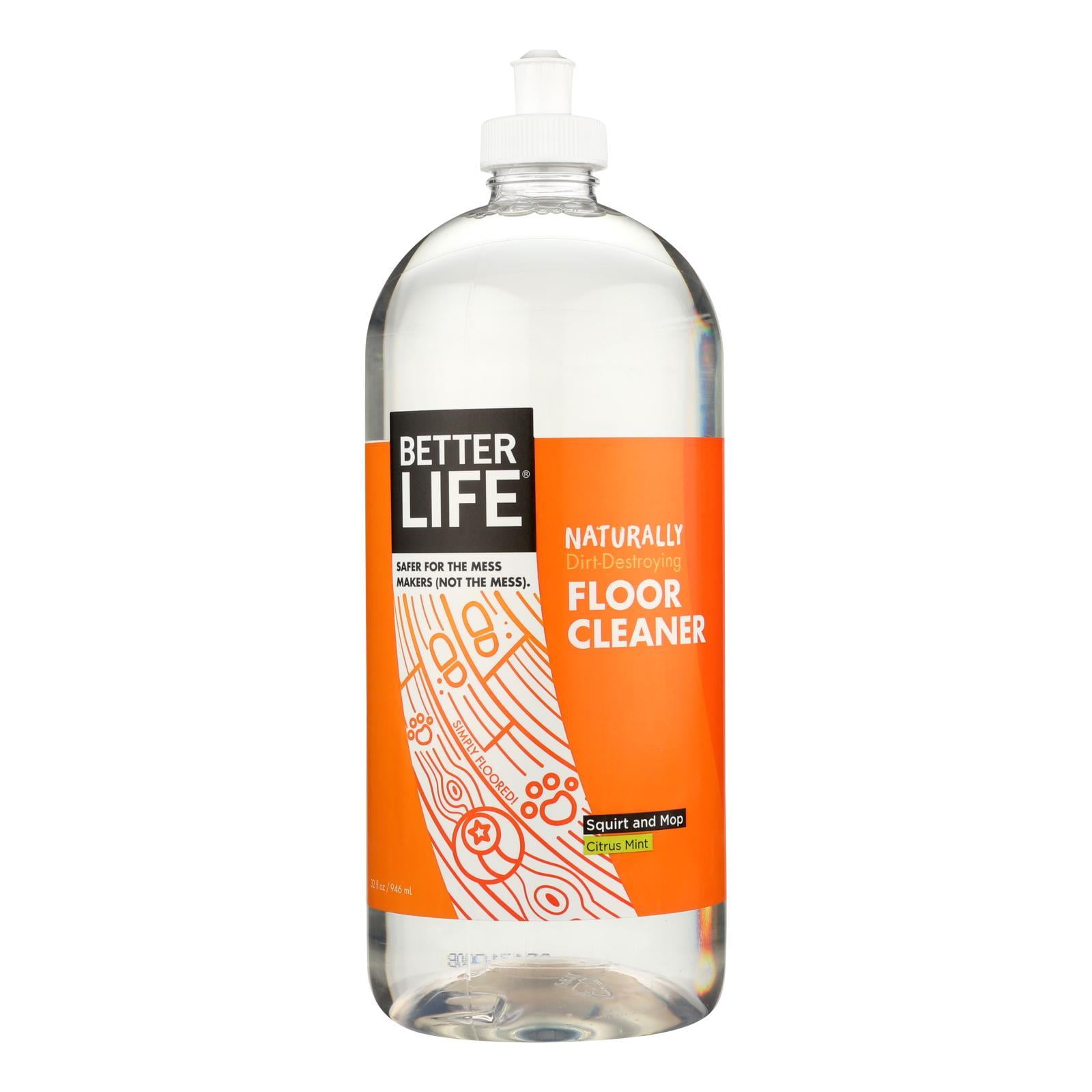 Better Life - Floor Cleaner Citrus Mint - Case of 6-32 FZ - Walmart.com