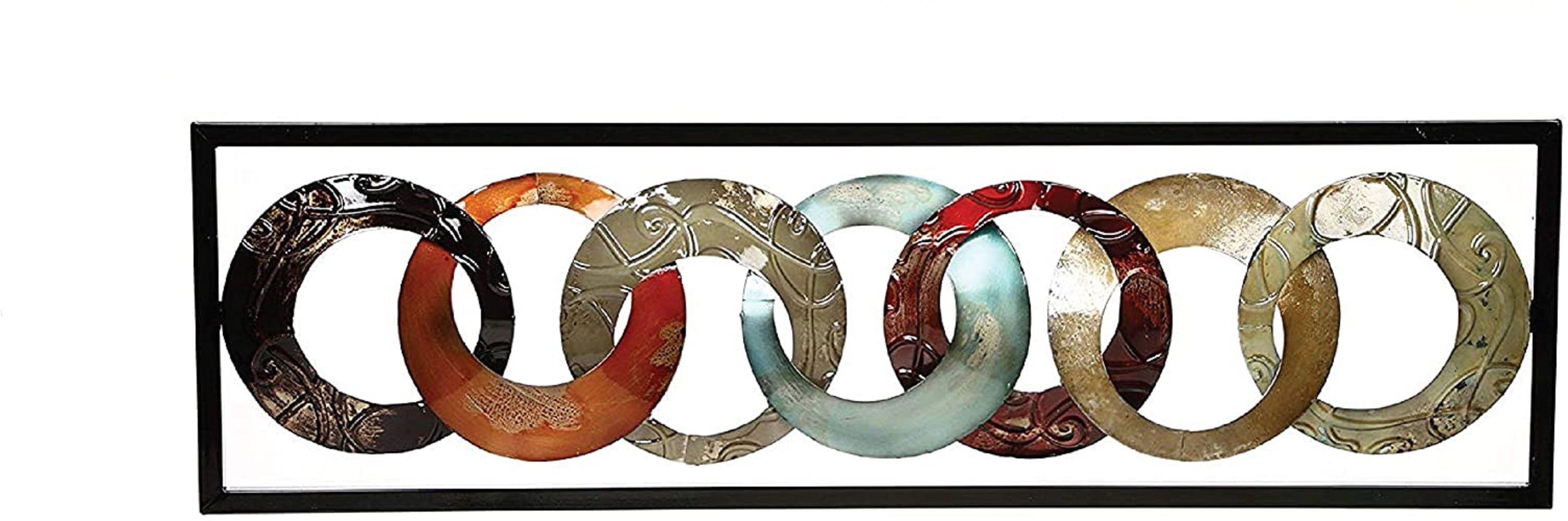 Hosley Multi-color Metal Wall Decor 35 Inch High - Walmart.com