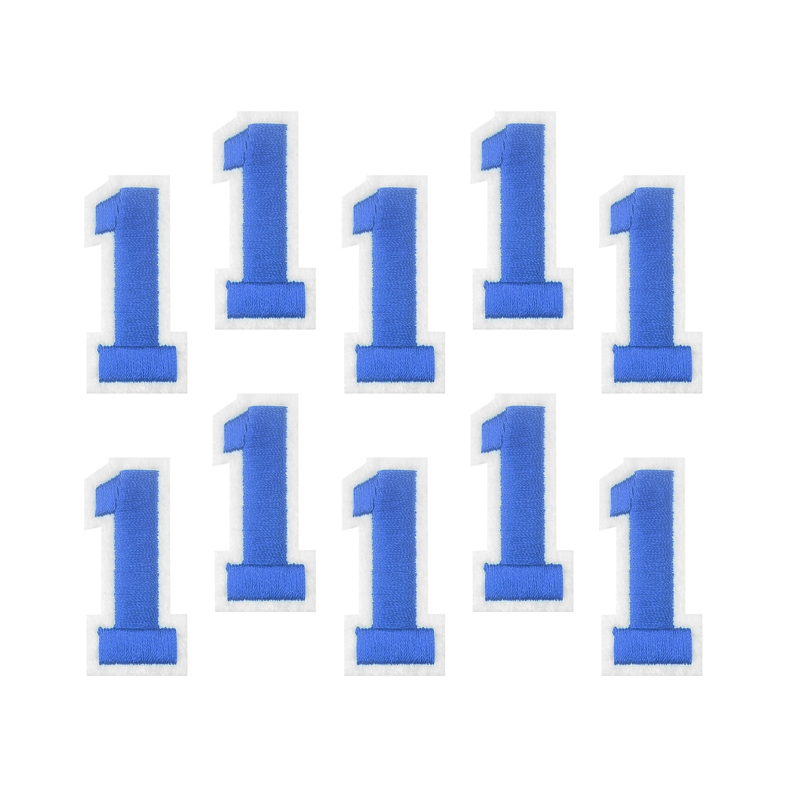 Uxcell Number Patches Embroidered Decorative Repair Patches Iron on ...