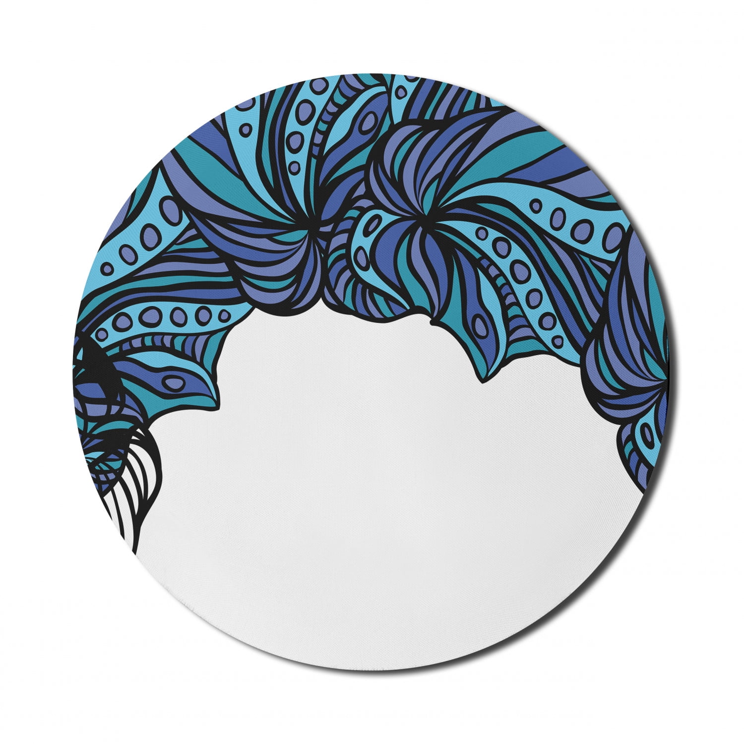 Octopus Mouse Pad for Computers, Abstract Tentacle Pattern with ...