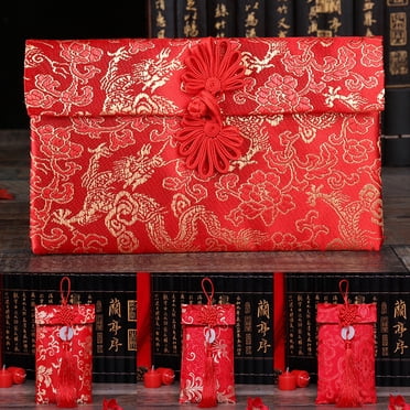 Pack Of 40PCS Colorful Chinese New Year Money Envelopes Hong Bao Lucky ...