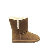 Women's Time and Tru Short Suede Boot - Walmart.com
