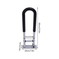 1pcs Wall Mount Folding Hinged Bathroom Rail Grab Bar Support Drop Down ...