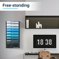 INTIGE 10-Tier Wall File Organizer, Vertical Cascading File Holder for ...