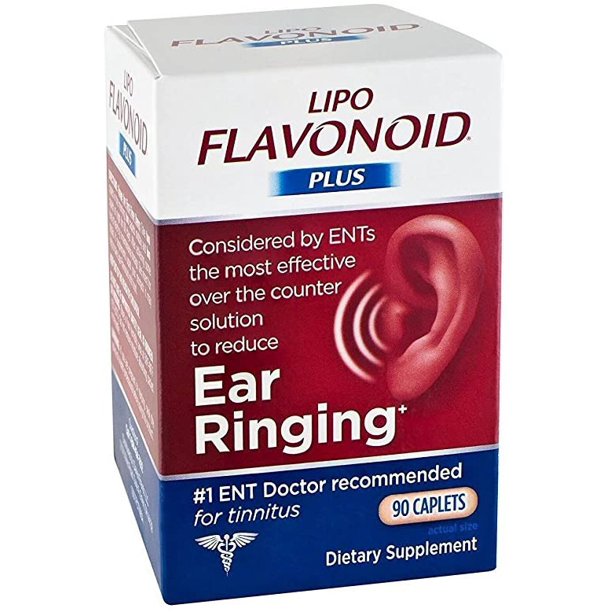 Lipo Flavonoid Plus Inner Ear Health Caplets, 90 Count, Pack of 1 ...