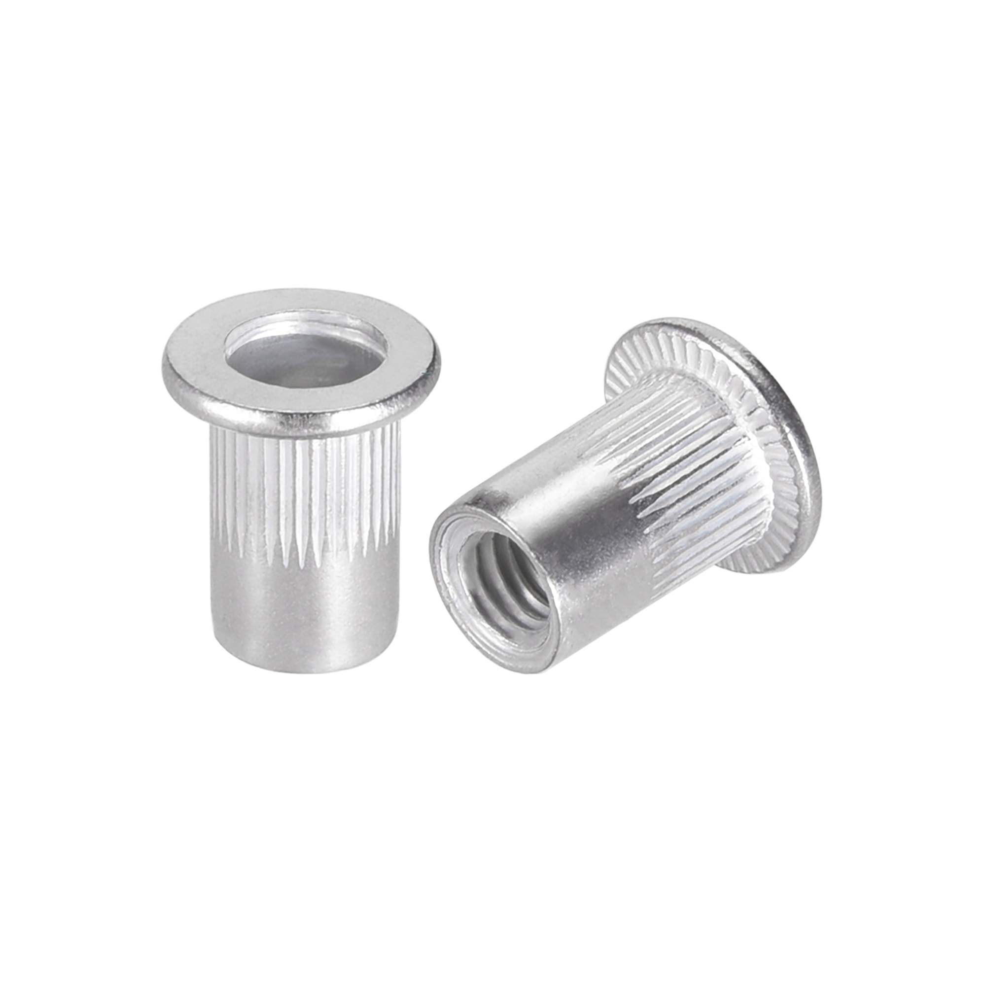 100Pcs M6 Aluminum Alloy Rivet Nuts Flat Head Insert Nutsert Walmart 100Pcs M6 Aluminum Alloy Rivet Nuts Flat Head Insert Nutsert Walmart