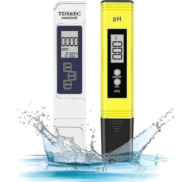 Ph Meter, Swimming Pool Ph Tester 4 In 1 Electronic Ph Meter Tds Water ...