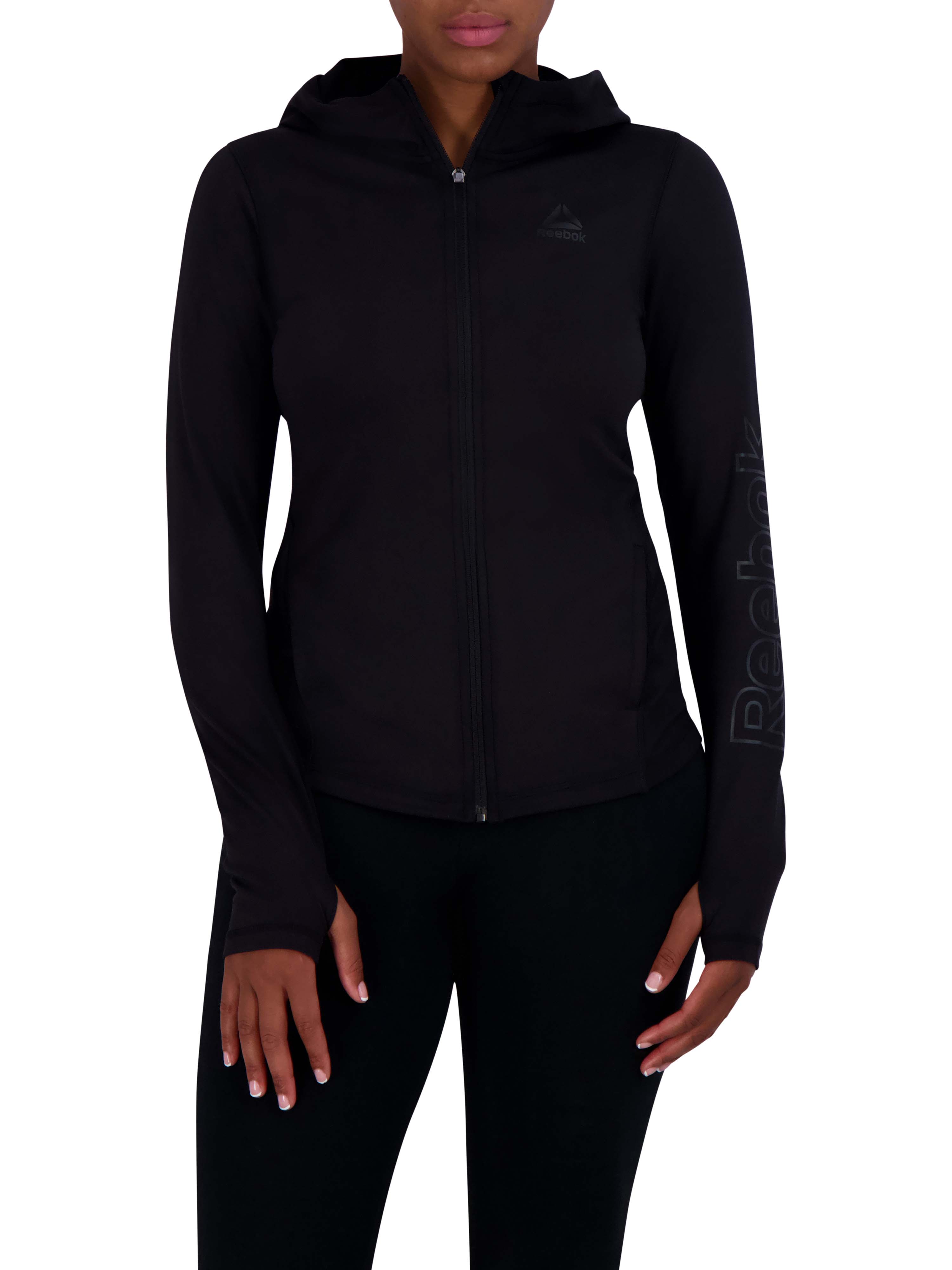 Reebok Women's Gravity Full Zip Performance Jacket With Pockets ...