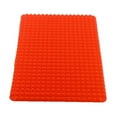 Leaveforme Silicone Non-Stick Bakeware, Red Pyramid Pan Baking Mat ...