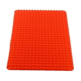 Leaveforme Silicone Non-Stick Bakeware, Red Pyramid Pan Baking Mat ...