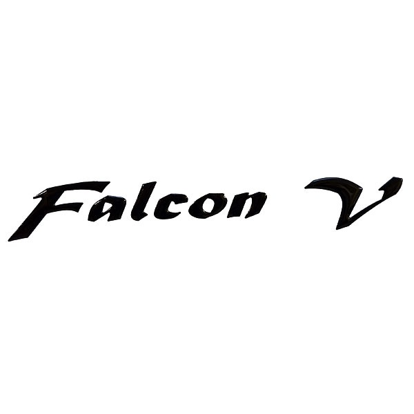 Ski Centurion Boat Decal | Falcon V Black Vinyl 14 1/2 Inch - Walmart.com