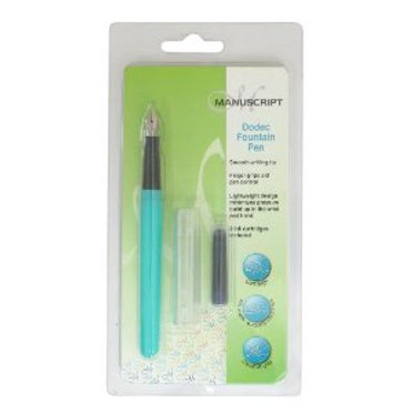 Zebra V-301 Stainless Steel Fountain Pen with Bonus Refill, Fine Point ...