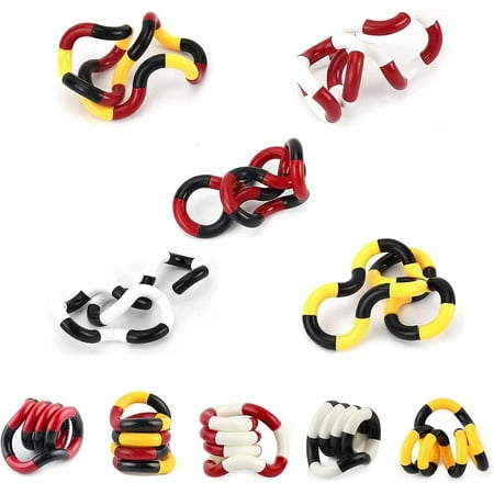 5 Sets Fidget Toys,tangle Fidget Toys,finger Sensory Toys,brain Imagine ...