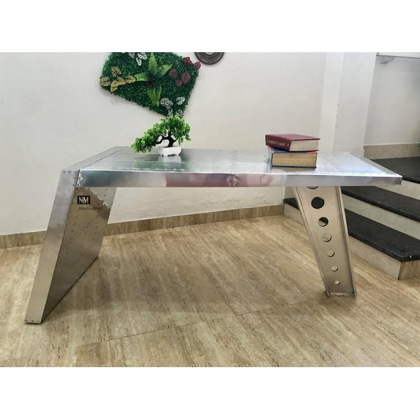 Nauticalmart Airfoil Desk Aluminum | Aviator Wing Desk Industrial ...