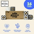 100% Bamboo Toilet Paper, 16 Rolls, 3 Ply, 330 Sheets, Long, Strong ...