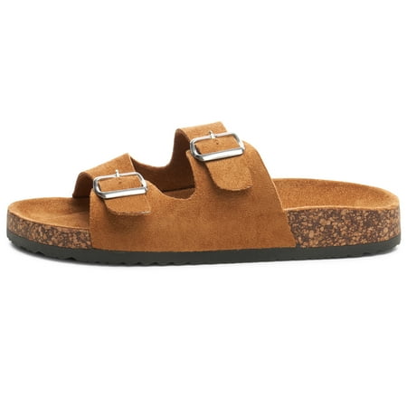 Alpine Swiss - Alpine Swiss Womens Double Strap Slide Sandals EVA Sole ...