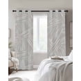 Abstract Overlapping Lines Blackout Curtains for Bedroom Living Room ...