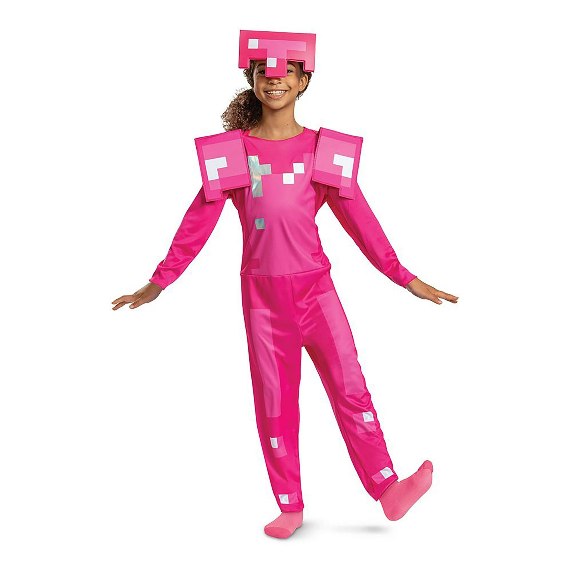 Click here for Disguise Minecraft Girls Classic Pink Armor Costum... prices