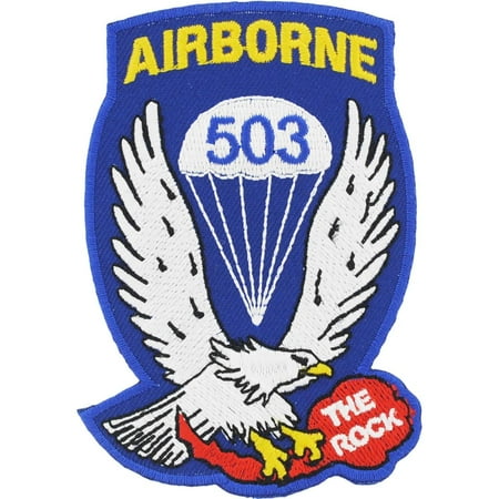 U.S. Army 503rd Airborne Patch Blue & White 3" - Walmart.com