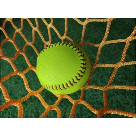 Nylon Softball Net Backstop, Tennis Net Stop Ball Baseball Soccer Goal ...