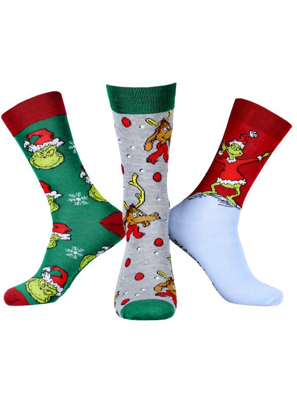 Grinch Socks