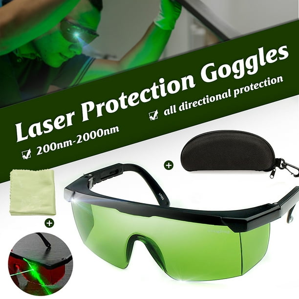 Gafas de protección láser TFixol 200nm-2000nm OD4+ | Walmart en línea