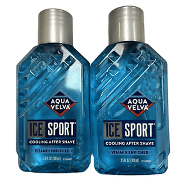 Aqua Velva Cooling ICE SPORT After Shave, 3.5 Ounce ( 2 pack ...