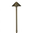 VOLT Conehead 12V Brass Path Light (7" Shade, 25" Tall) - Walmart.com
