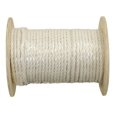 Golberg | 100% Natural White Twisted Cotton Rope (1/2 Inch, 10 FT ...