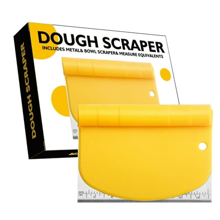 Dough Scraper Home Bakery Stainless Steel Dough Bread Noodle Pizza ...