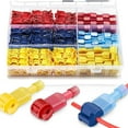 240PCS T-Taps Wire Connectors Quick Splice Terminals Insulated Crimp ...