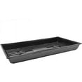 x 20" Quad Thick Plastic Seed Starting Tray, Black, 2.5" (Pack of 10 ...