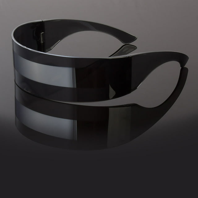 Futuristic Robocop Cyclops Outter Space Robot Shield Sunglasses ...