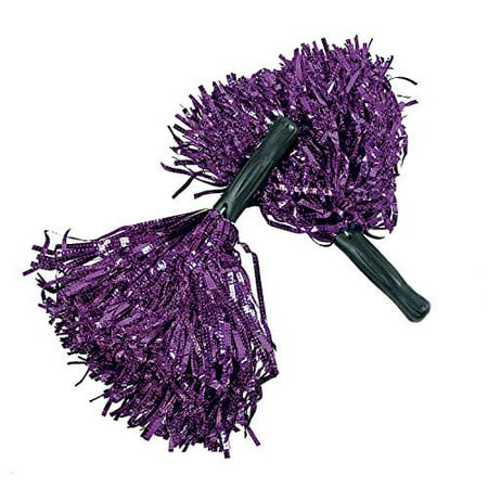 Fun Express - Metallic Purple Pom Poms (12pc) - Toys - Active Play ...