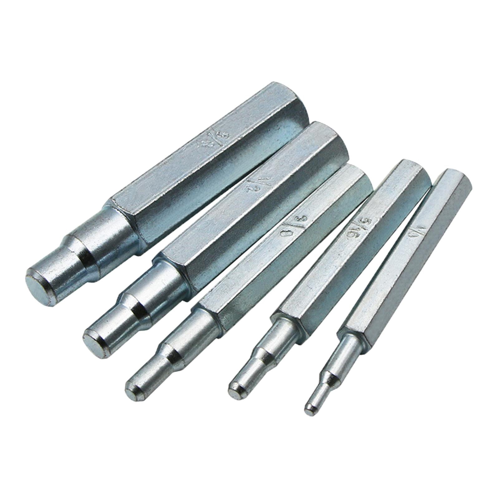 5 Pieces Copper Pipe Expander Swaging Punch Tool Accessory for ...