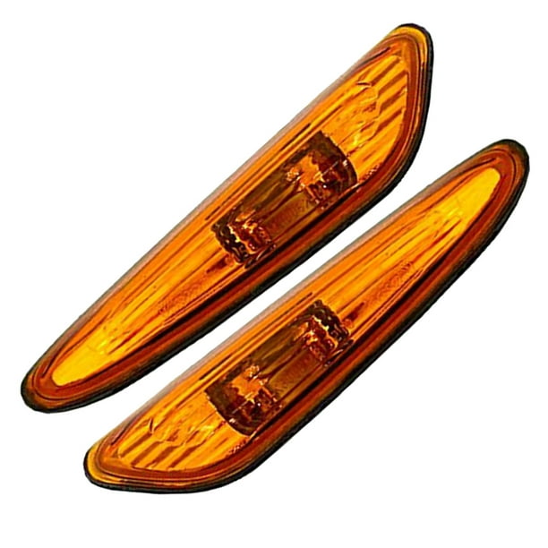 freestylehome 1 Pair Bumper Black Marker Light Bumper turn light Turn ...