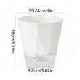 Virelaxpo Self-Watering Planter with Built-In Water Reservoir, Modern ...