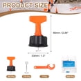 Uxcell Tile Leveling System Kit,2332 Pcs Tile Leveling System Clips ...