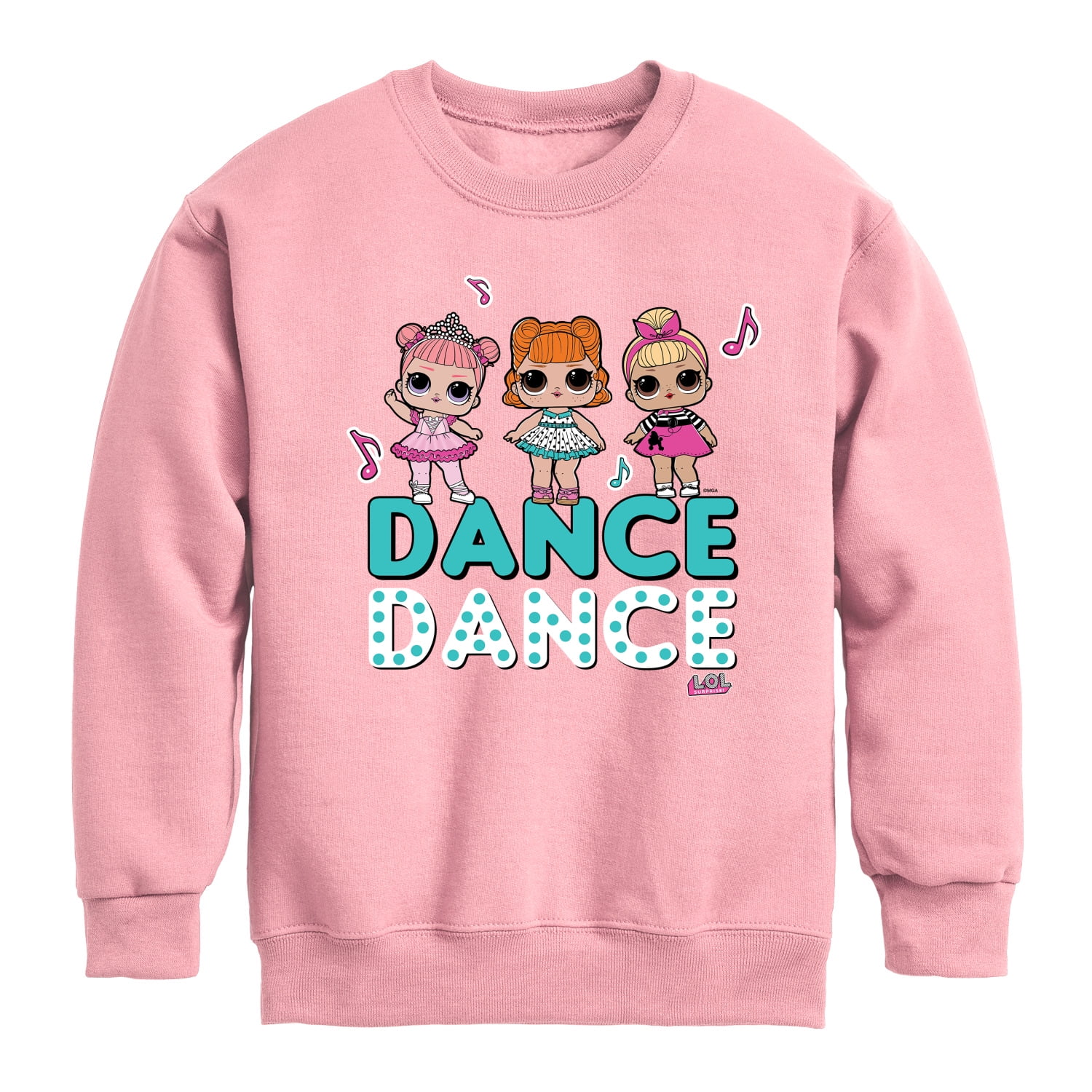 Lol Surprise! - Lol Dance - Toddler And Youth Crewneck Fleece ...