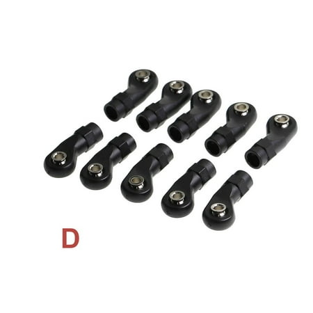 10PCS Plastic M4 Link Tie Rod End Ball Joint for 1:10 RC Car Crawler Axial SCX10 II 90046 ...