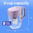 Petit pichet de filtration d’eau Denali de Brita® d’une capacité de 6 ...
