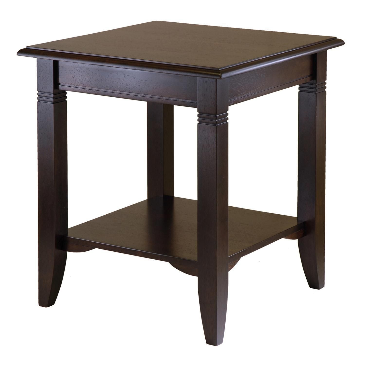 Click here for Winsome Nolan End Table In Cappuccino Finish prices